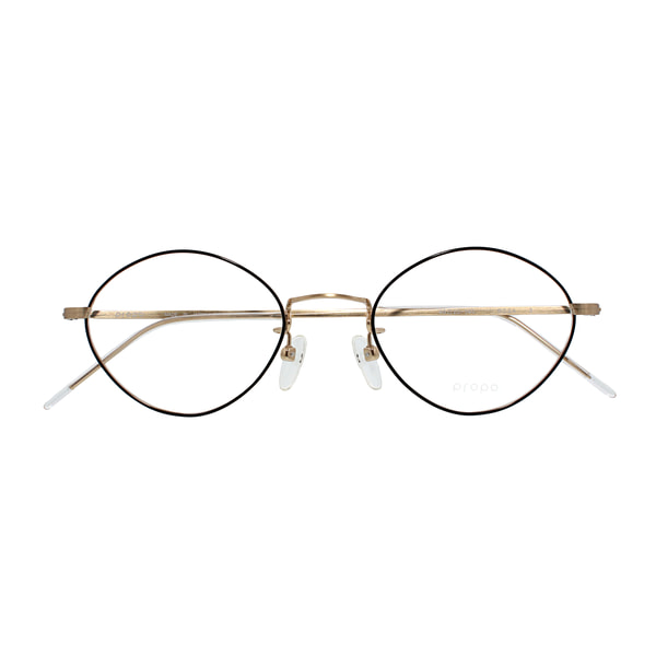 propo | 【propo】 ROSA ローザ 3（ブラック/ゴールド） メガネ | 正規取扱い-POKER FACE オンラインストア